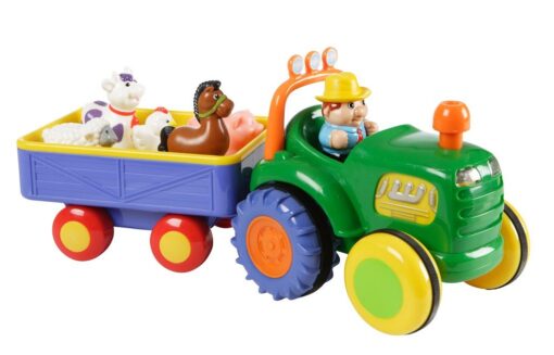 kiddieland farm tractor with trailor - Toys 4 You