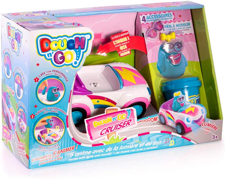 DOUGH'N GO Pink car and plasticine character to create DP027-RT - Toys ...