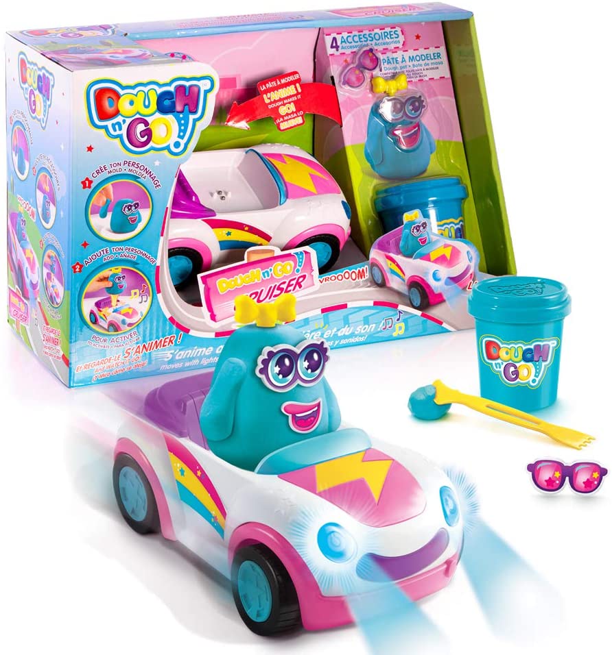 DOUGH'N GO Pink car and plasticine character to create DP027-RT - Toys ...