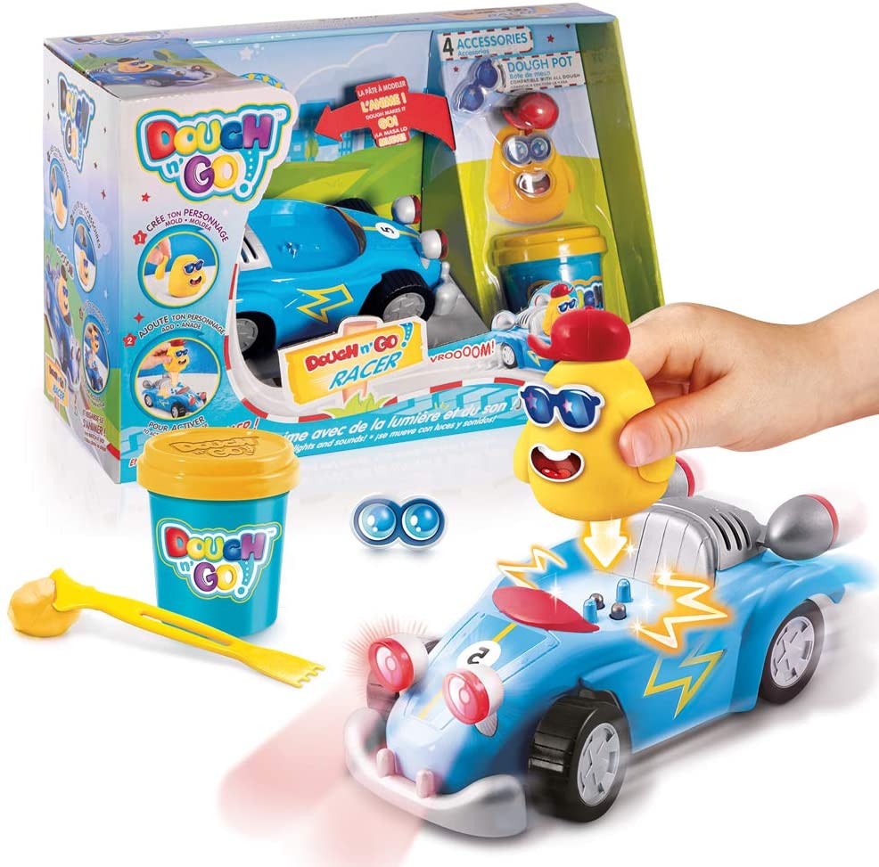 DOUGH'N GO Blue car and plasticine character to create - DP 028-RT ...