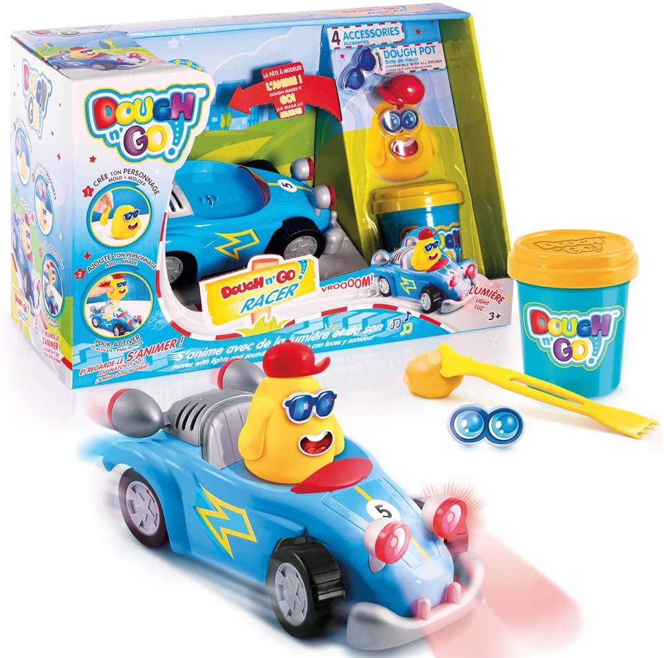 DOUGH'N GO Blue car and plasticine character to create - DP 028-RT ...