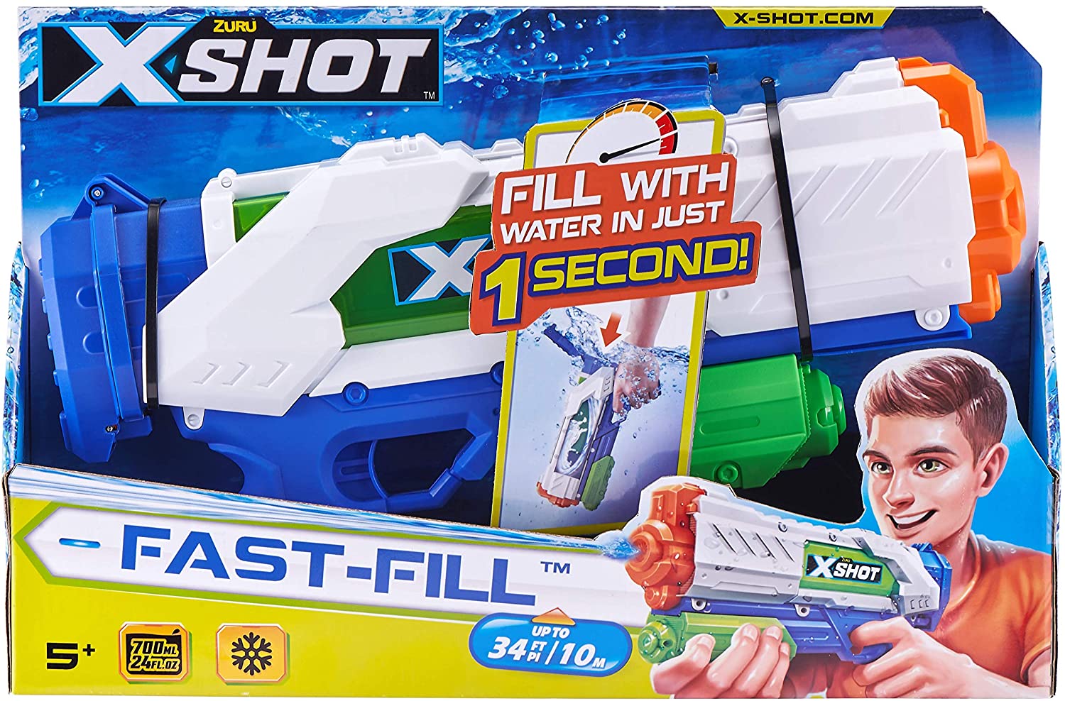 XShot Water Gun Warfare Fast-Fill Water Blaster by ZURU 56138 - Toys 4 You