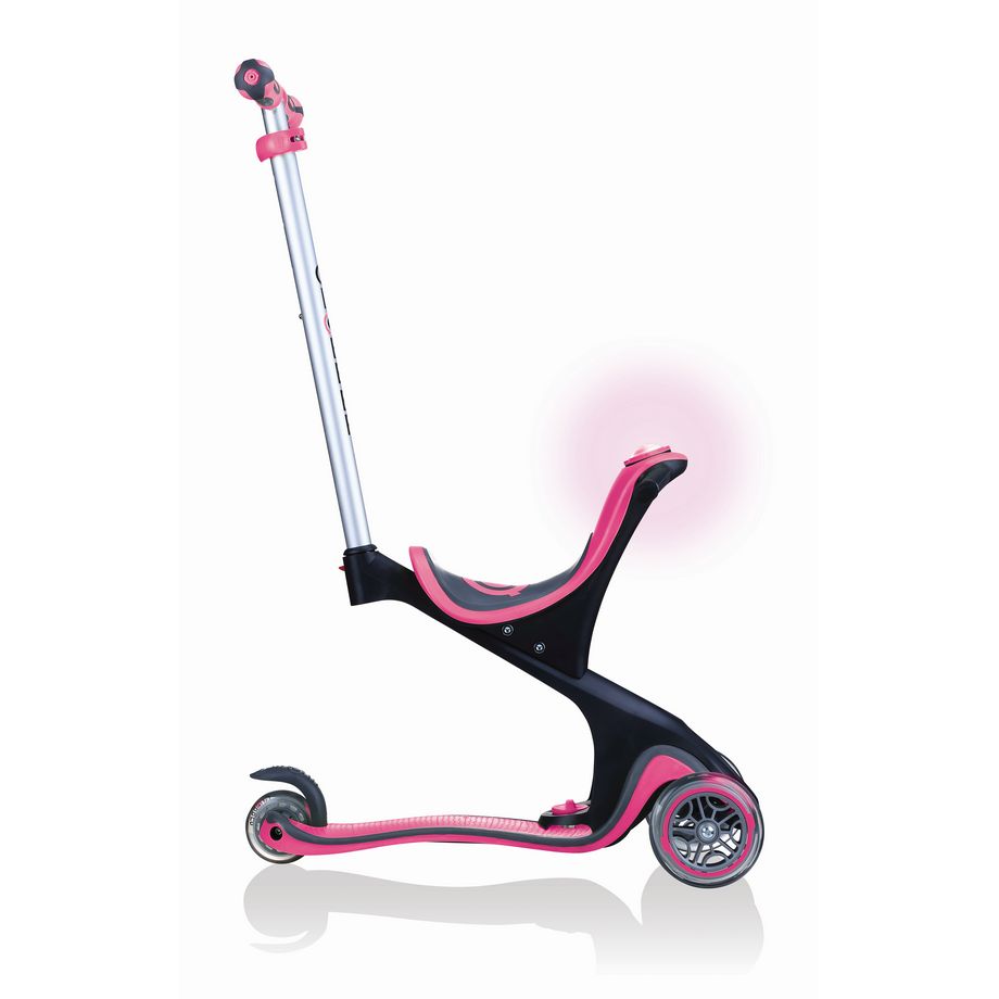 Globber Scooter Evo Comfort Play ( 5 In 1 V2 ) - Deep Pink - Toys 4 You