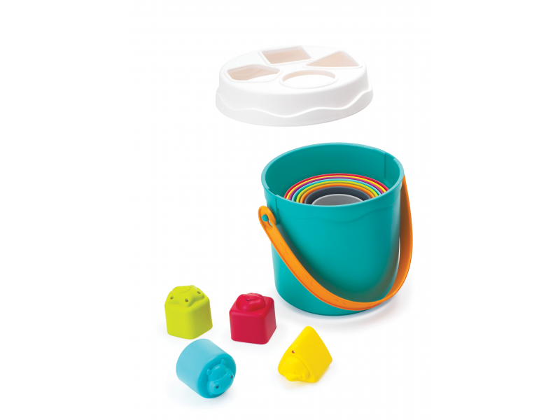 B Kids - Shape Sorting Stack N' Nest Buckets - Toys 4 You