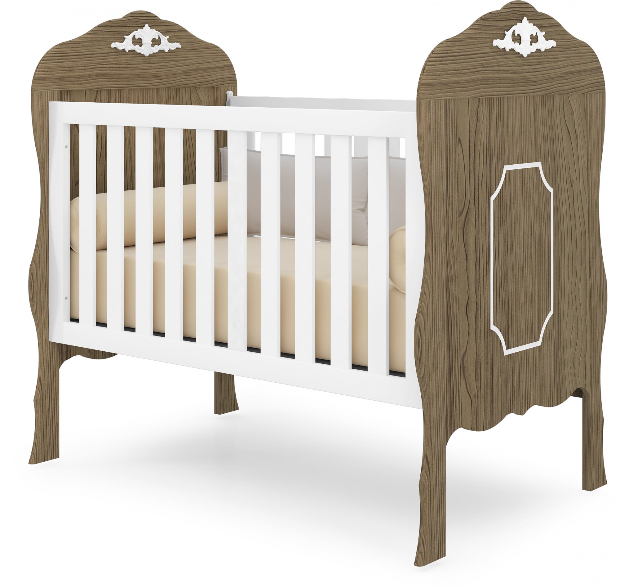 Mini Crib Royalty Realeza Brown 10550W - Toys 4 You