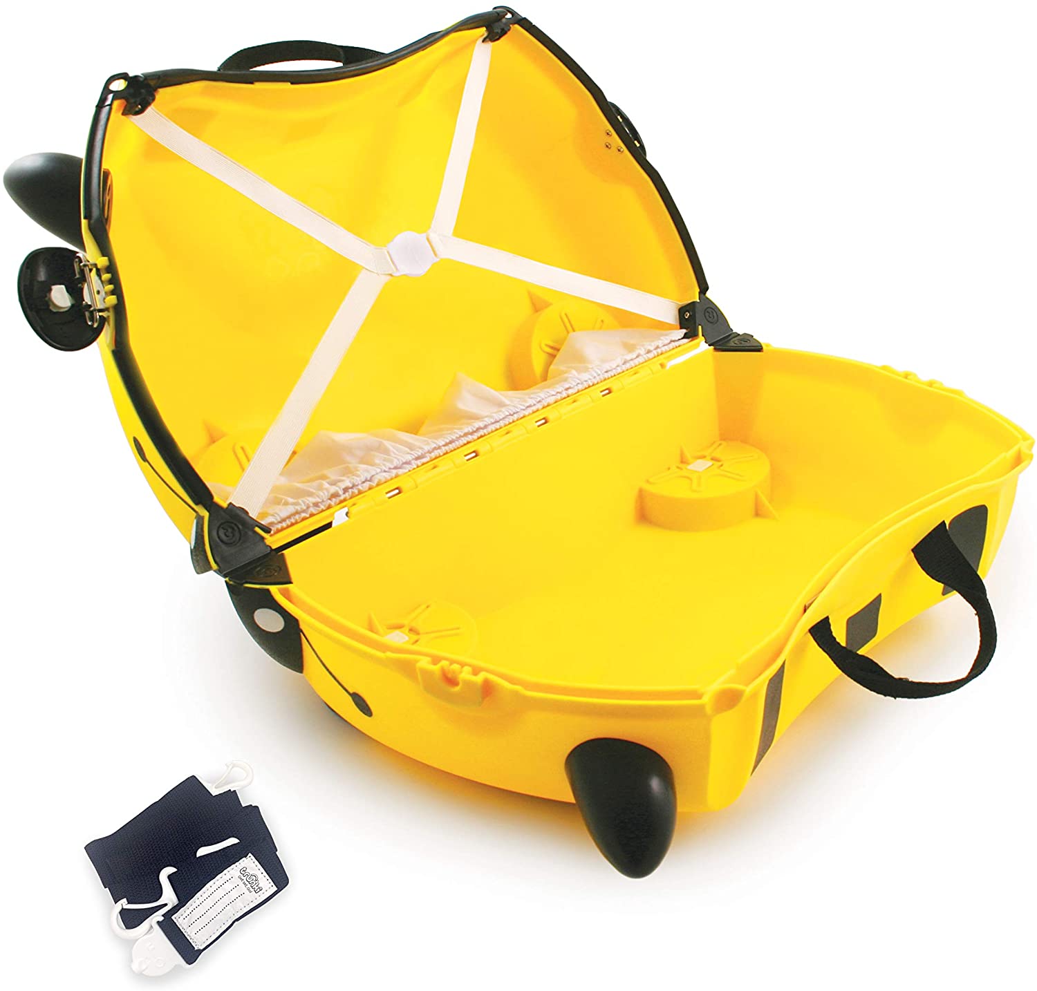 Trunki Bernard Bumble Bee Ride On Suitcase, Yellow - Toys 4 You