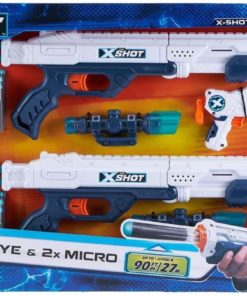 Zuru X-Shot Excel Combo 2 Hawk Eye & 2 Micro (36278) - Toys 4 You