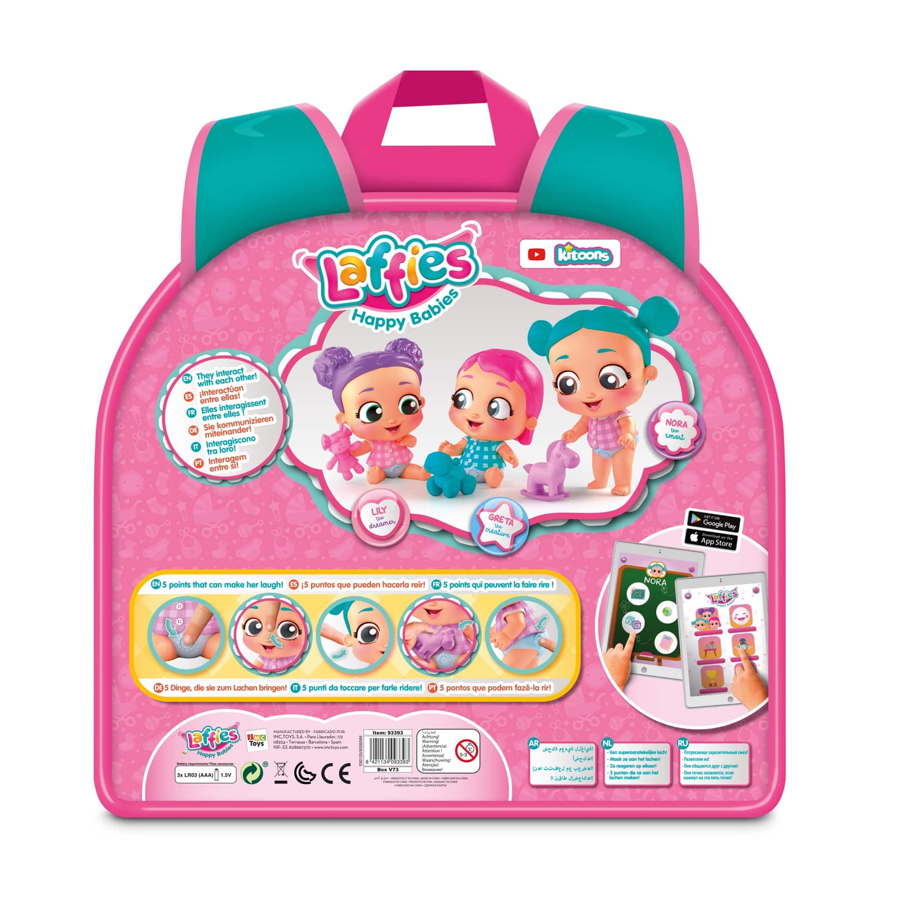 IMC Toys Happy Babies Laffies Nora - Toys 4 You