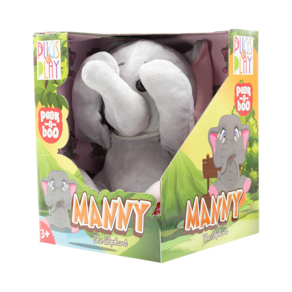 Peek-A-Boo Manny Elephant - Toys 4 You