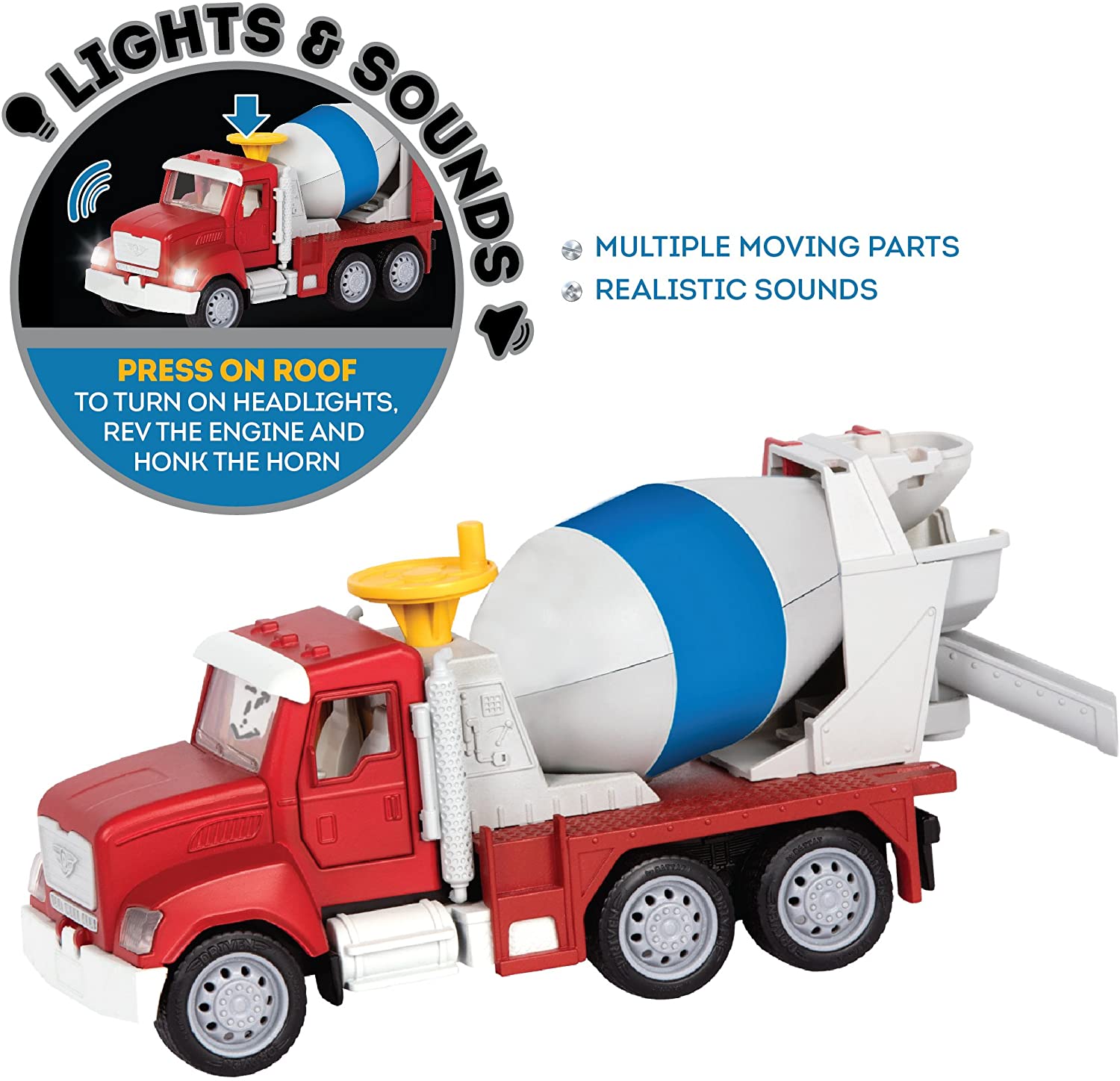 Driven by Battat – Micro Cement Truck - Toys 4 You