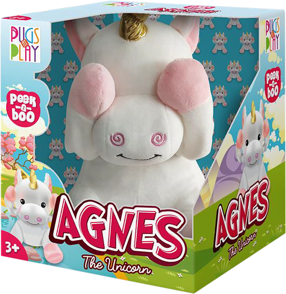 Peak A Boo Agnes Unicorn - Toys 4 You