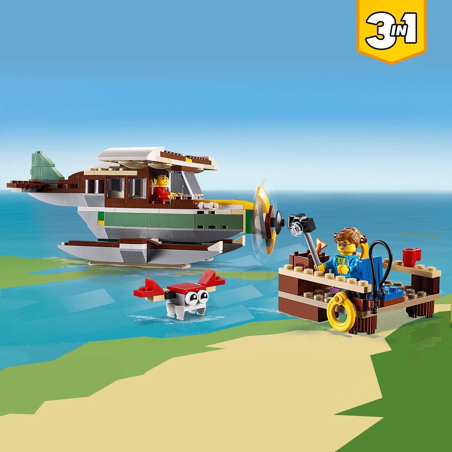 Lego Riverside Houseboat - 31093 - Toys 4 You