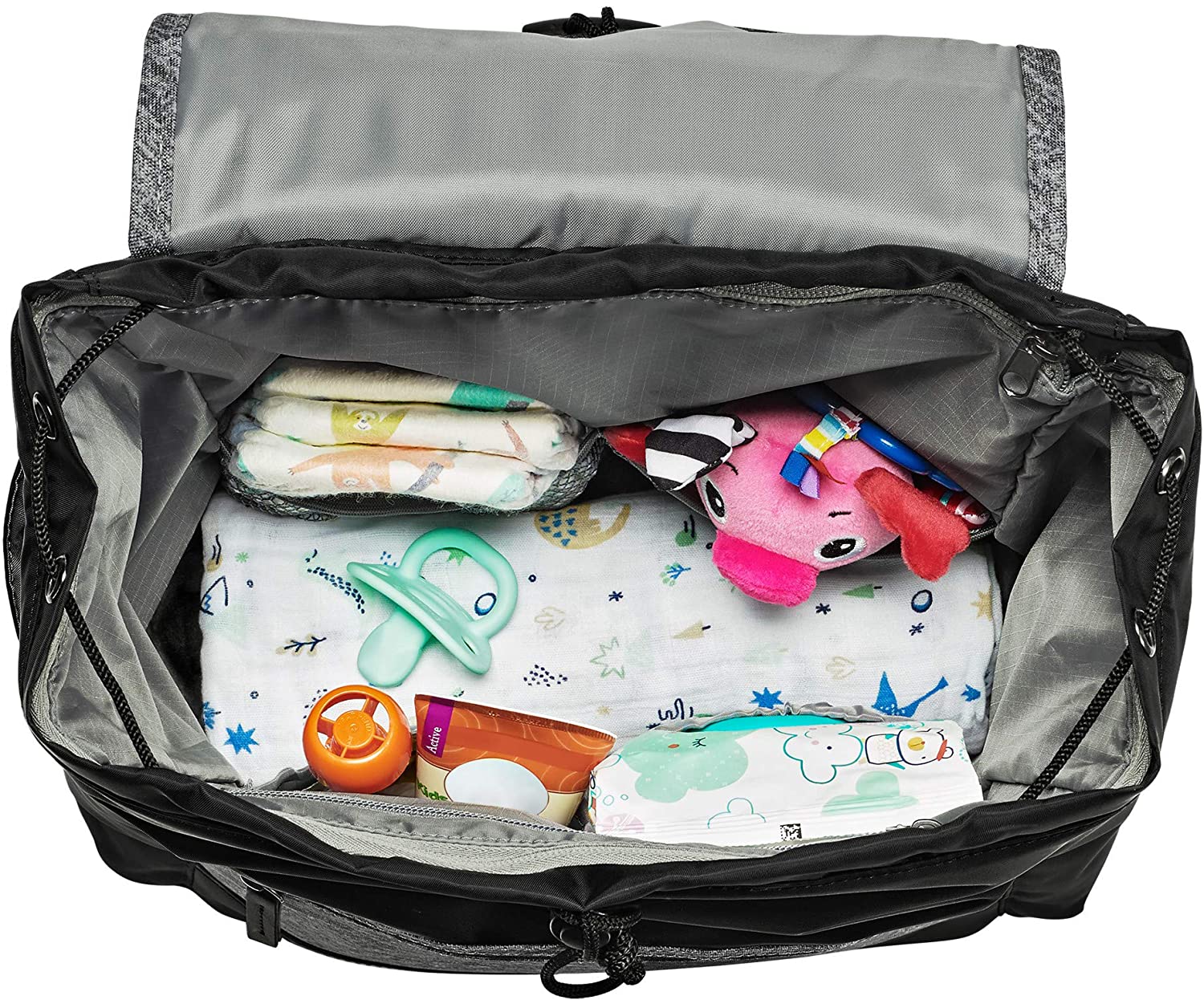 JJ Cole Mezona Mother Care Bag Athletic, Black - Toys 4 You