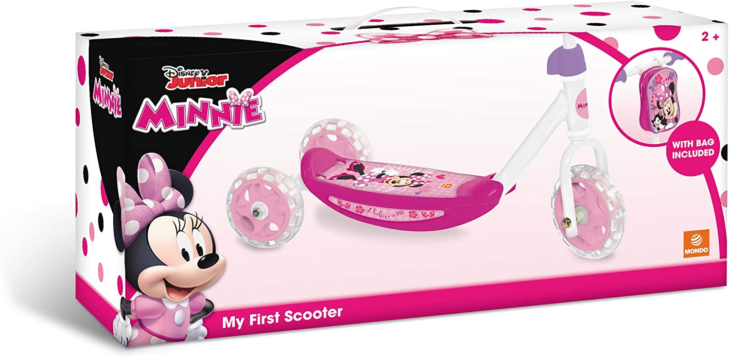 My First Minnie Mondo Scooter 3-Wheel with Bag -18995-ATL - Toys 4 You