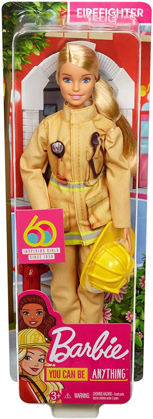 Barbie Fireman Fashion Doll Dolls 27cm Iconic Careers Mattel - GFX23 ...